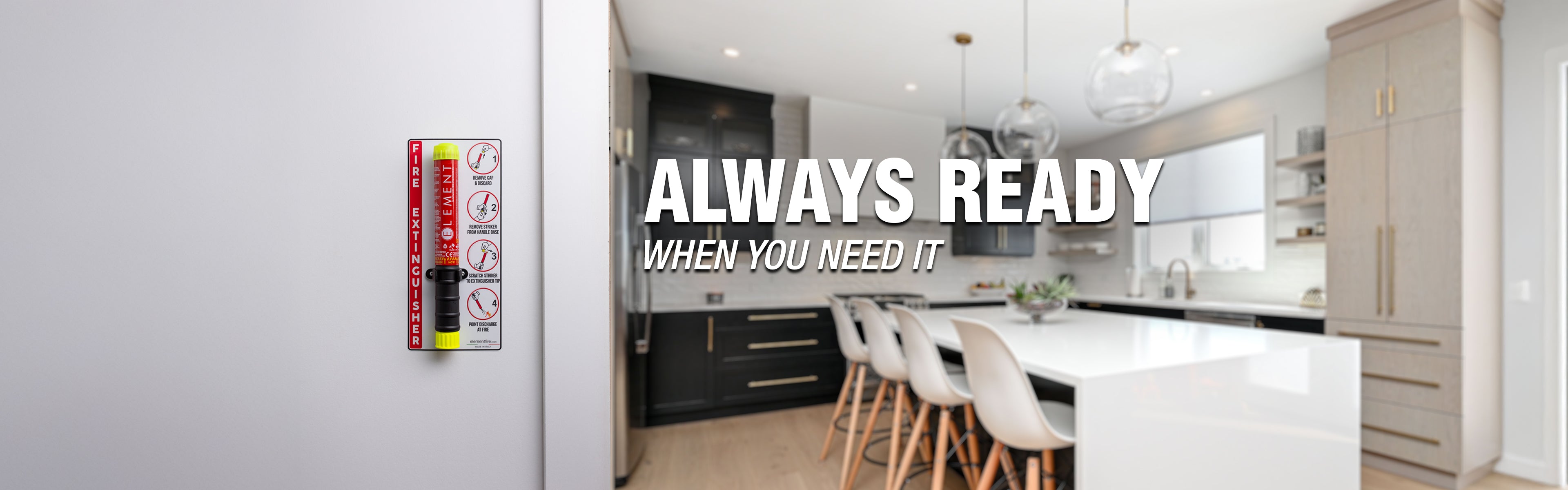 Full Fire Safety Coverage With Element Fire Extinguisher Mounts ...