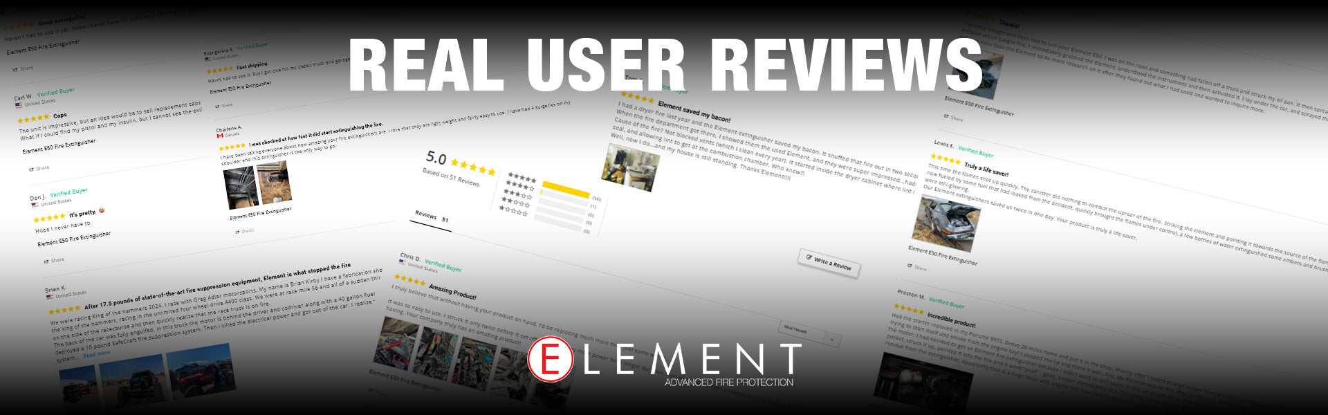 Real User & Real Life Element Fire Extinguisher Reviews – Element Fire ...