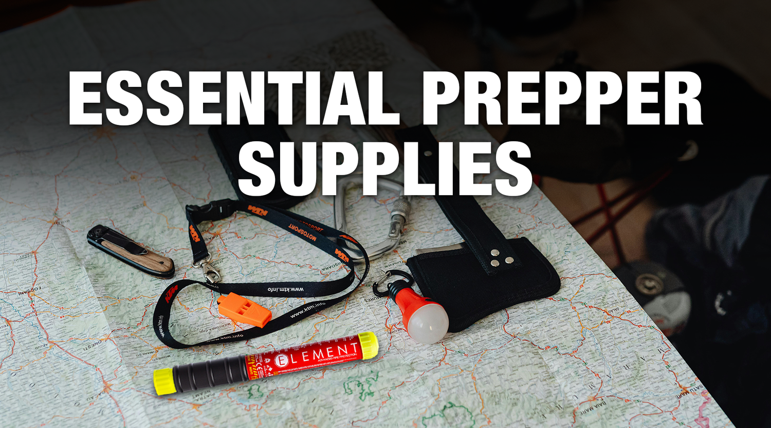 Essential Prepper Survival Supplies You Can't Live Without! – Element ...